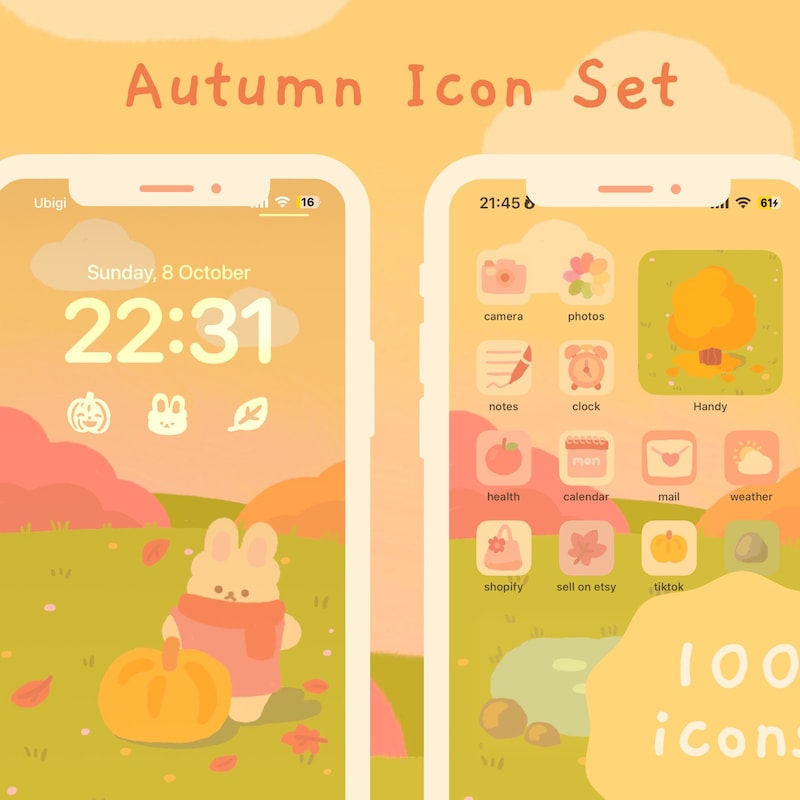 Fall App Icons - Etsy