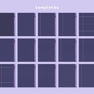 Cute Dark Mode Digital Notebook Hyperlinked Goodnotes5 | Etsy