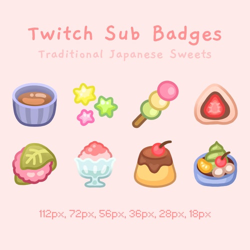 Cute Bread Sub Badges / Emotes for Twitch Streaming Gaming - Etsy