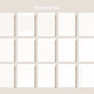 Cute Digital Notebook Value Bundle | Hyperlinked Goodnotes5 Notebook ...