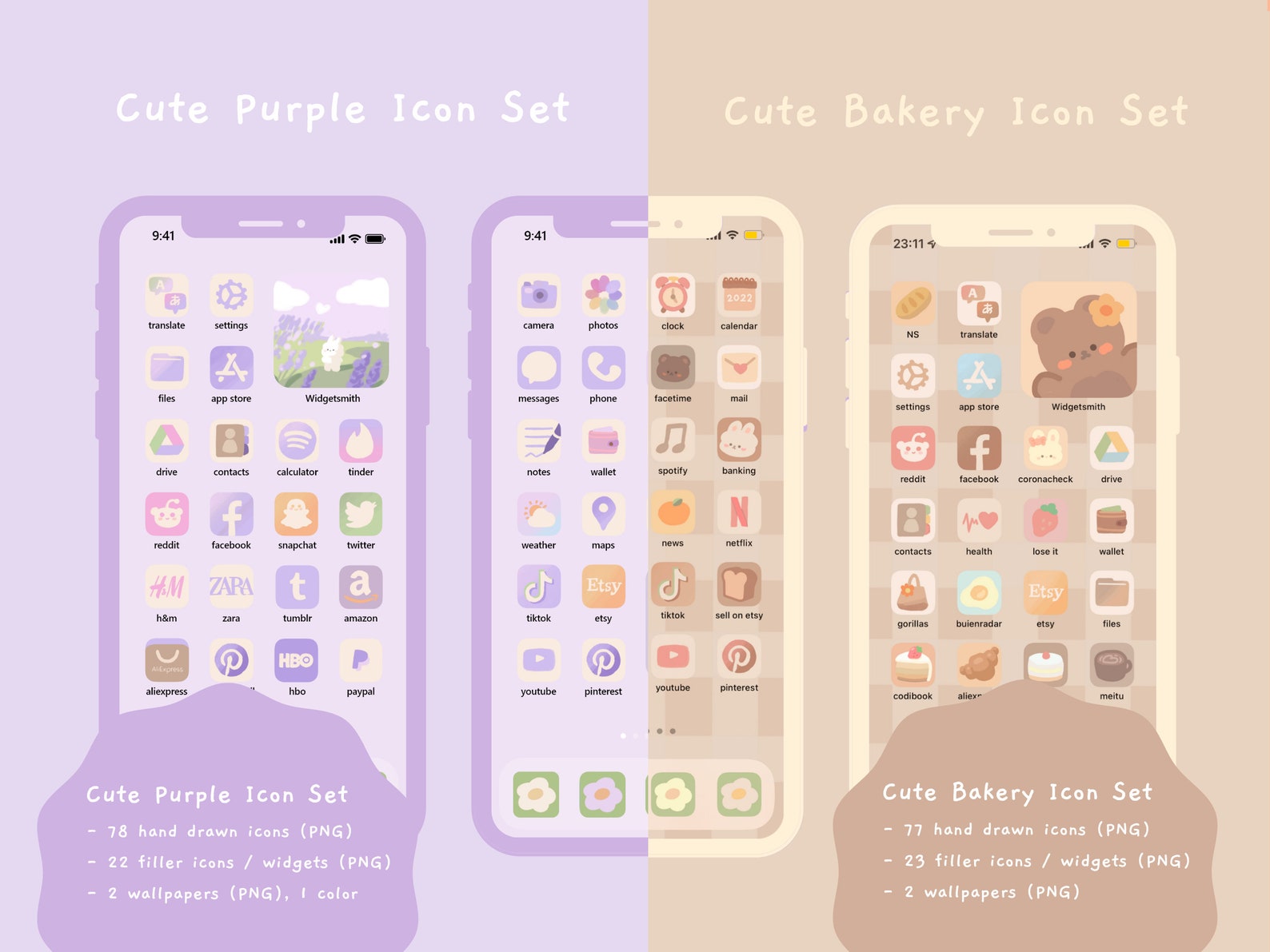 Cute Mega Icon Value Bundle With 900 Icons Ios14 & Android - Etsy