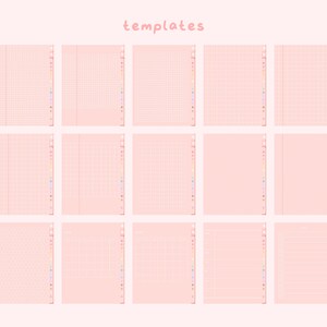 Cute Pink Digital Notebook Hyperlinked Goodnotes5 Notebook - Etsy