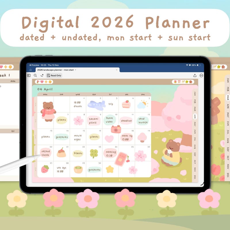 Cute 2026 Digital Diary - Etsy