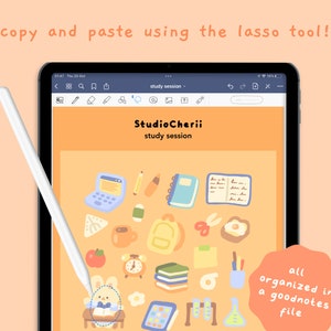Cute Digital Study Stickers for Digital Journaling & - Etsy