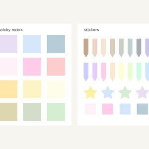 Digital Planner Essentials With + 100 Elements | Kawaii & Cute ...