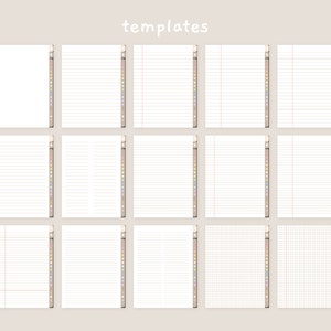 Cute Digital Notebook Value Bundle | Hyperlinked Goodnotes5 Notebook ...