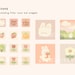 Cute Peach Orange Hand Drawn Ios & Android App Icons | Home Screen Set ...