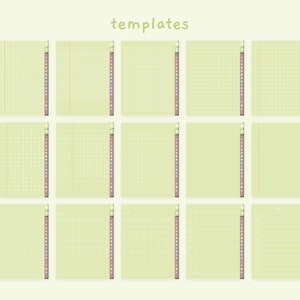 Cute Green Digital Notebook | Hyperlinked Goodnotes5 Notebook ...