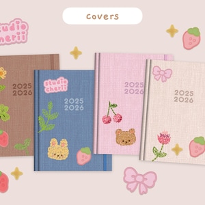 Cute Digital JUL '25 - JUN '26 Mid-year Dated + Undated Planner - Mon ...