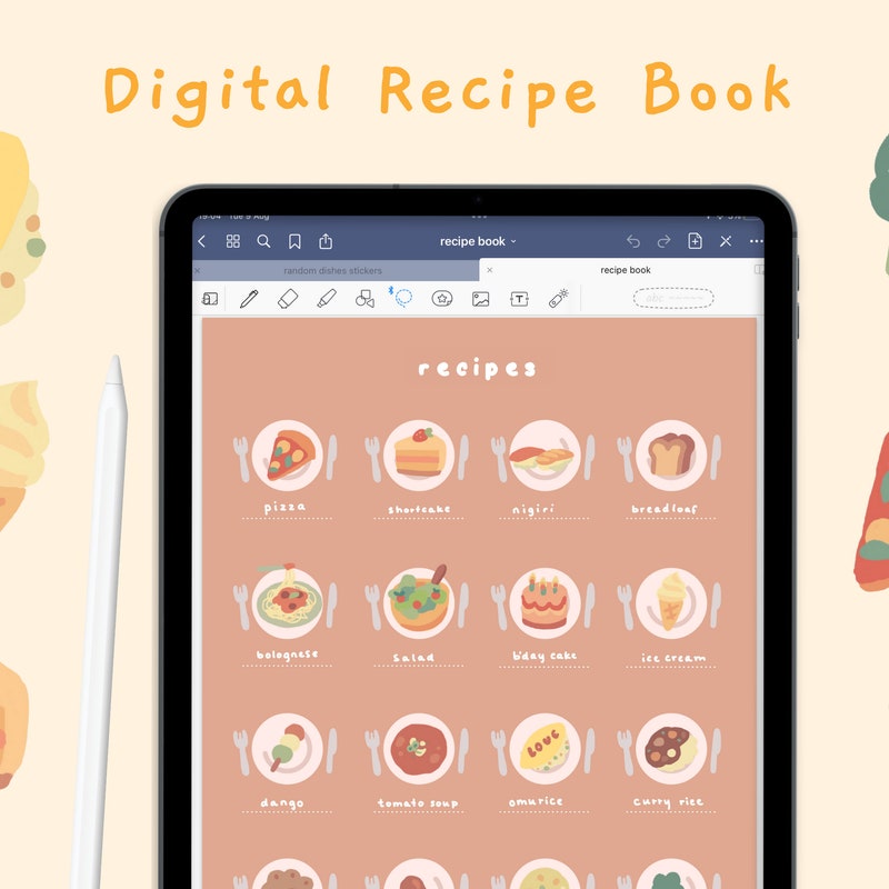 Cute Recipe Cards - Etsy