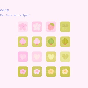 Spring Hand Drawn Ios and Android App Icon Set | Home Screen Theme ...