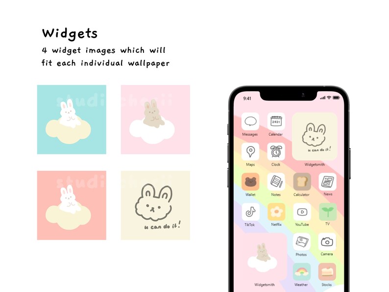 Cute Hand Drawn Ios & Android App Icons | Home Screen Set | Widget ...