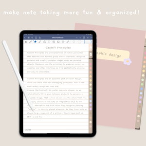 Cute Digital Notebook Value Bundle | Hyperlinked Goodnotes5 Notebook ...