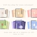 Cute Blue Digital Notebook | Hyperlinked Goodnotes5 Notebook ...