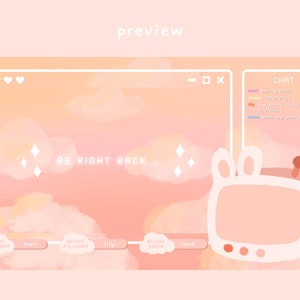 Cute Animated Screens for Twitch | Cozy Lo-fi | Starting, BRB, Ending ...