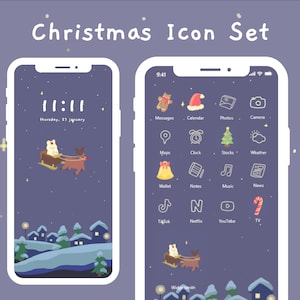Cute Christmas Icon & Android App Icons | Widgets | Wall Papers | Hand ...