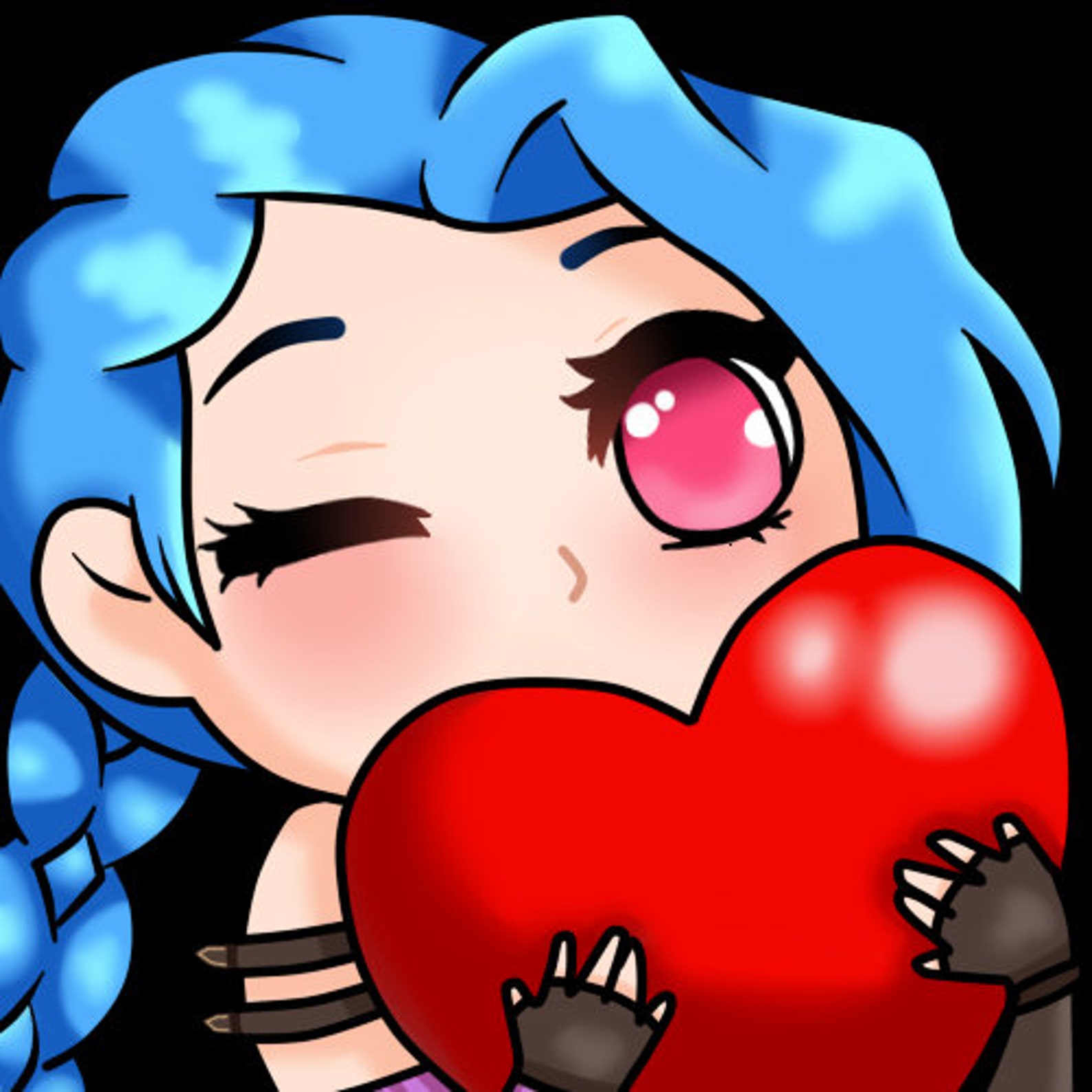 Arcane Jinx Emotes Twitch Discord YouTube | Etsy