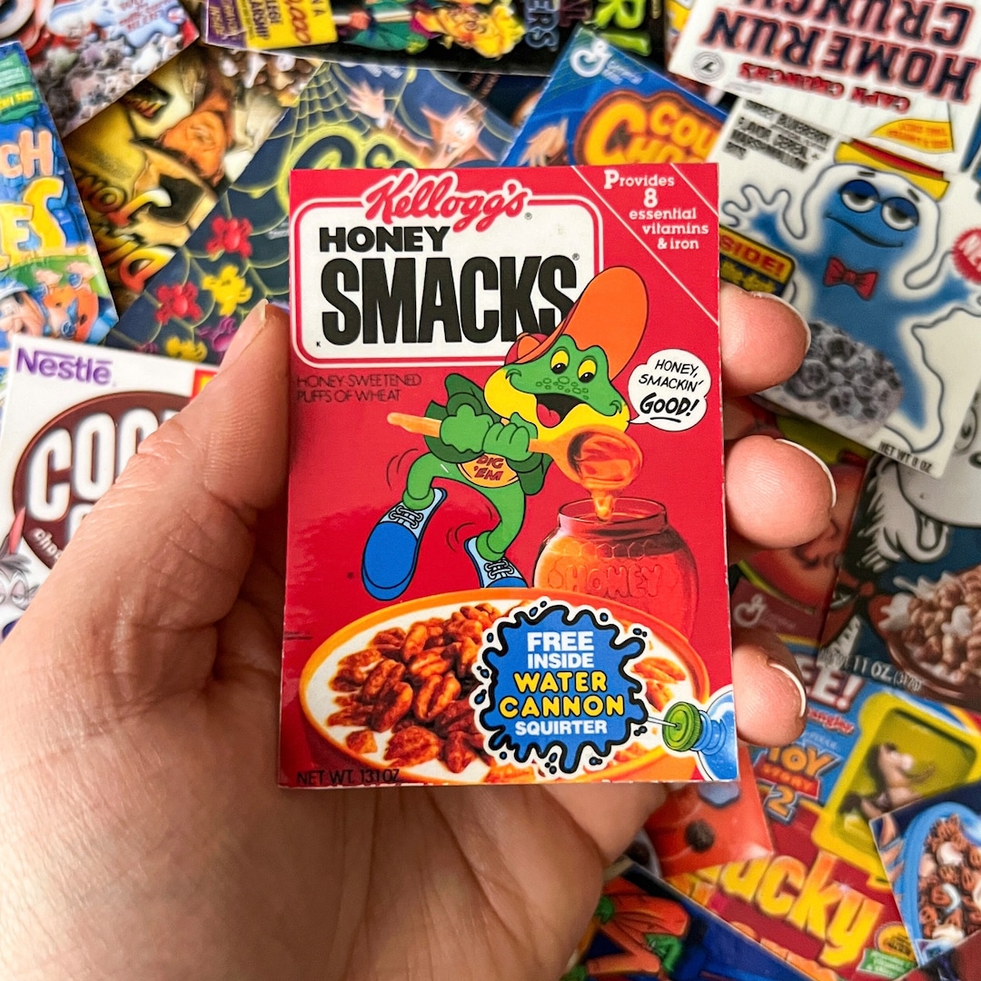 Honey Smacks Sticker, 90s Cereal Sticker, Nostalgia Sticker, Retro ...