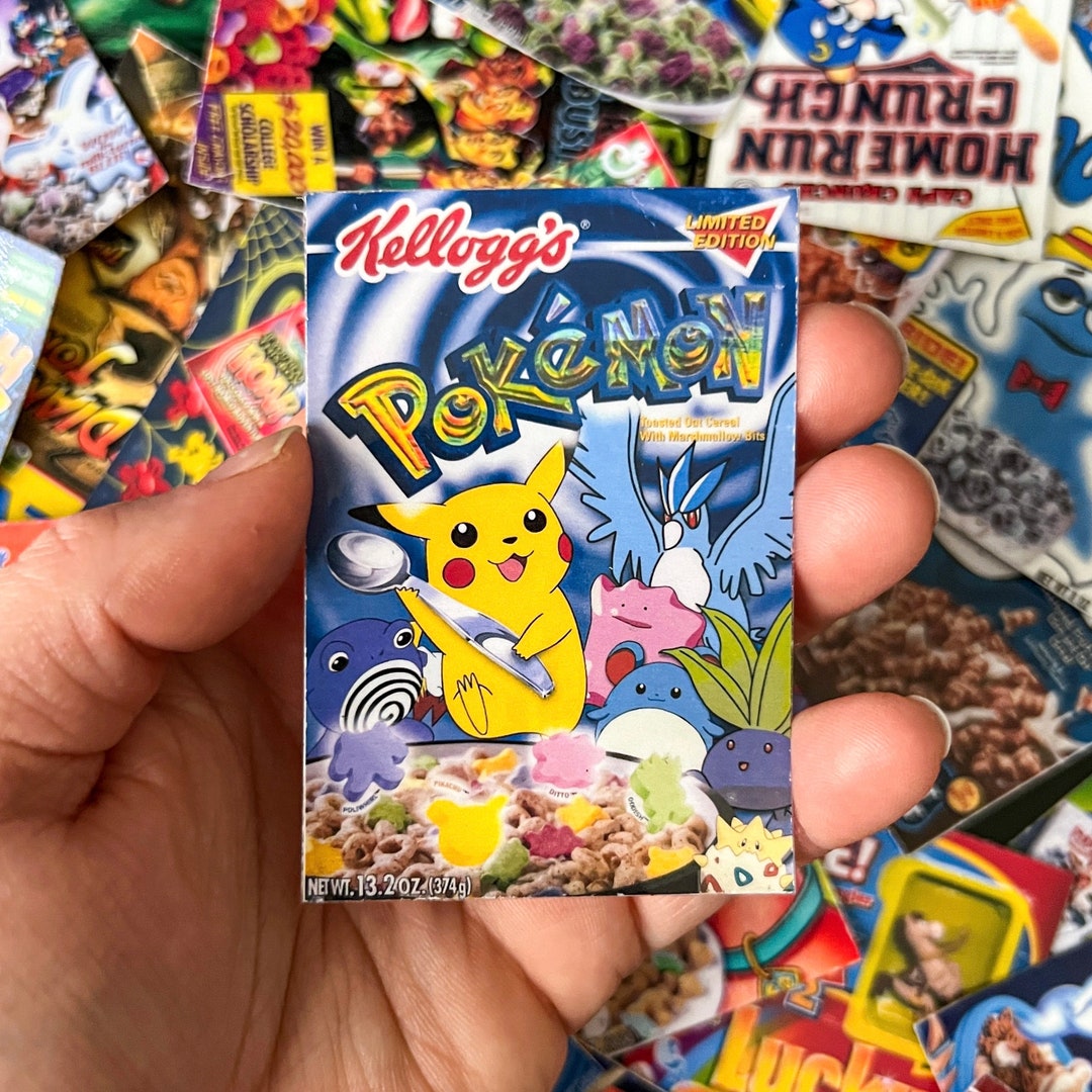 Pokemon Sticker, 2000s Cereal Sticker, Nostalgia Sticker, Retro Sticker ...