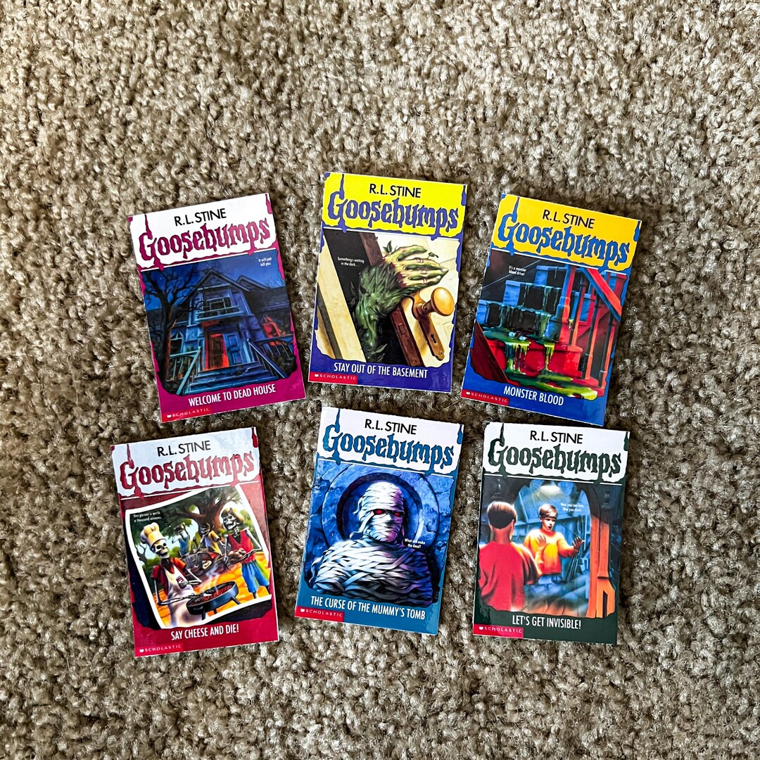 Goosebumps Stickers, 90s Kids Horror, Halloween Sticker, Book Sticker ...