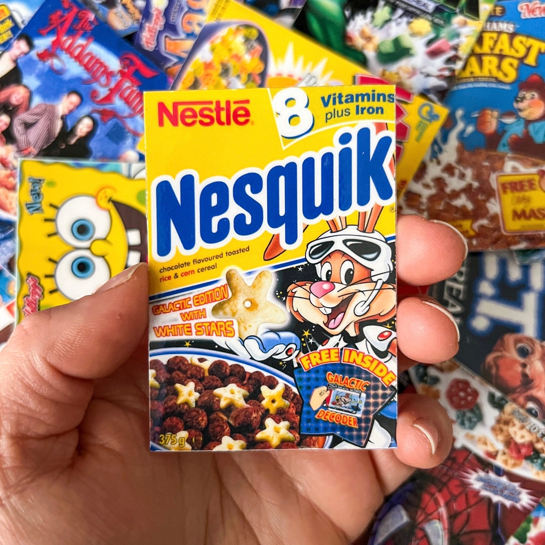 Nesquik Sticker, 2000s Cereal Sticker, Nostalgia Sticker, Retro Sticker ...