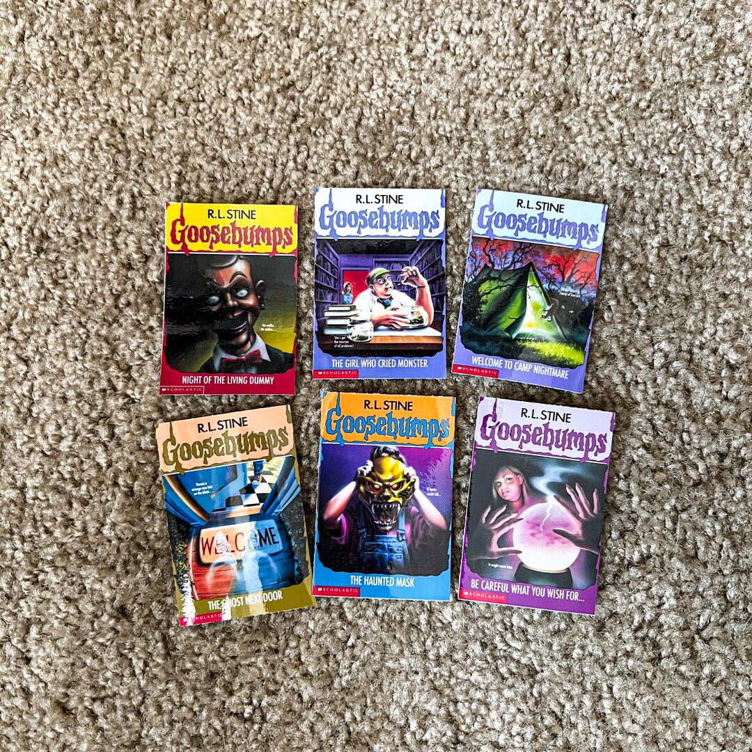 Goosebumps Stickers, 90s Kids Horror, Halloween Sticker, Book Sticker ...