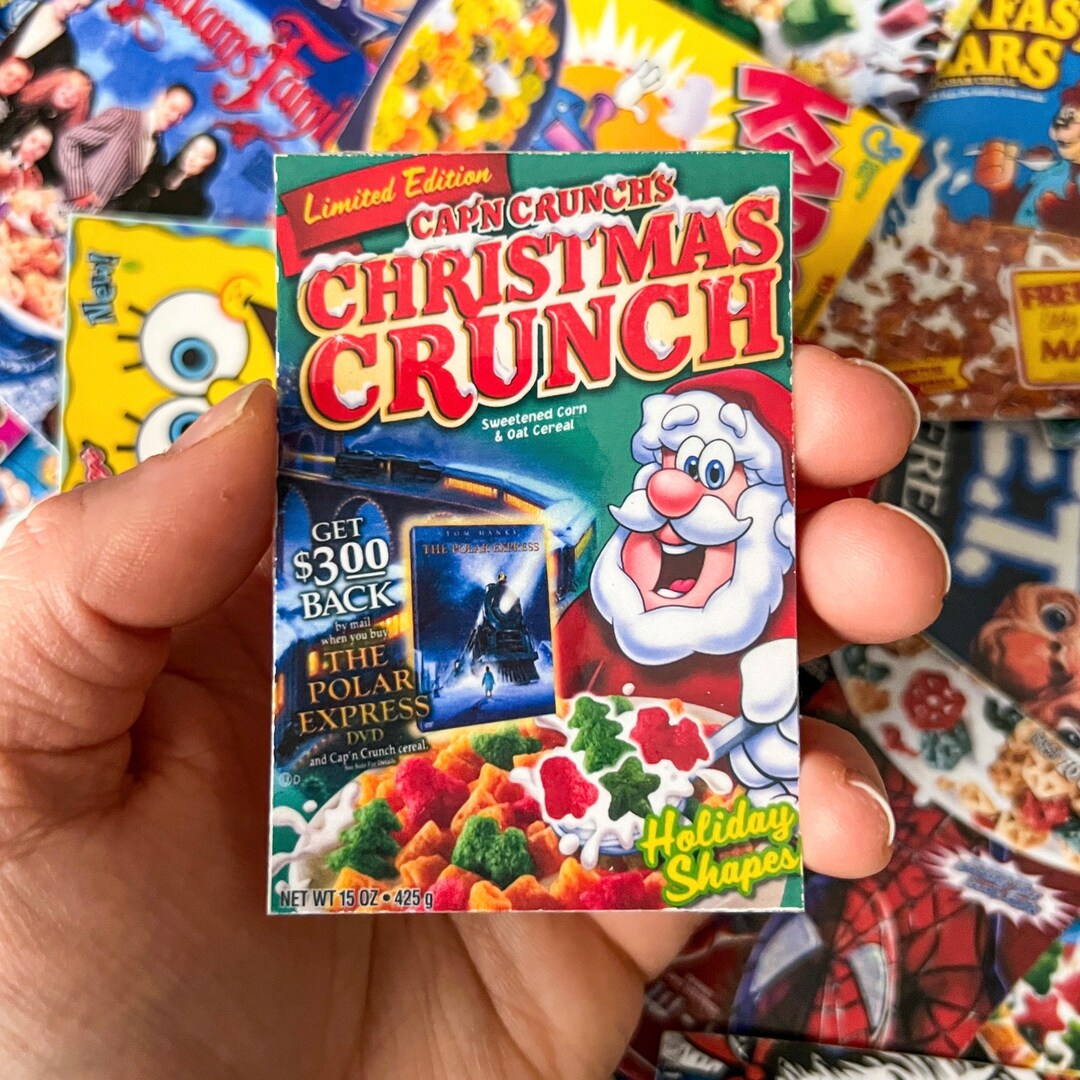 The Polar Express Sticker, Capn Crunch, 2000s Cereal Sticker, Nostalgia ...