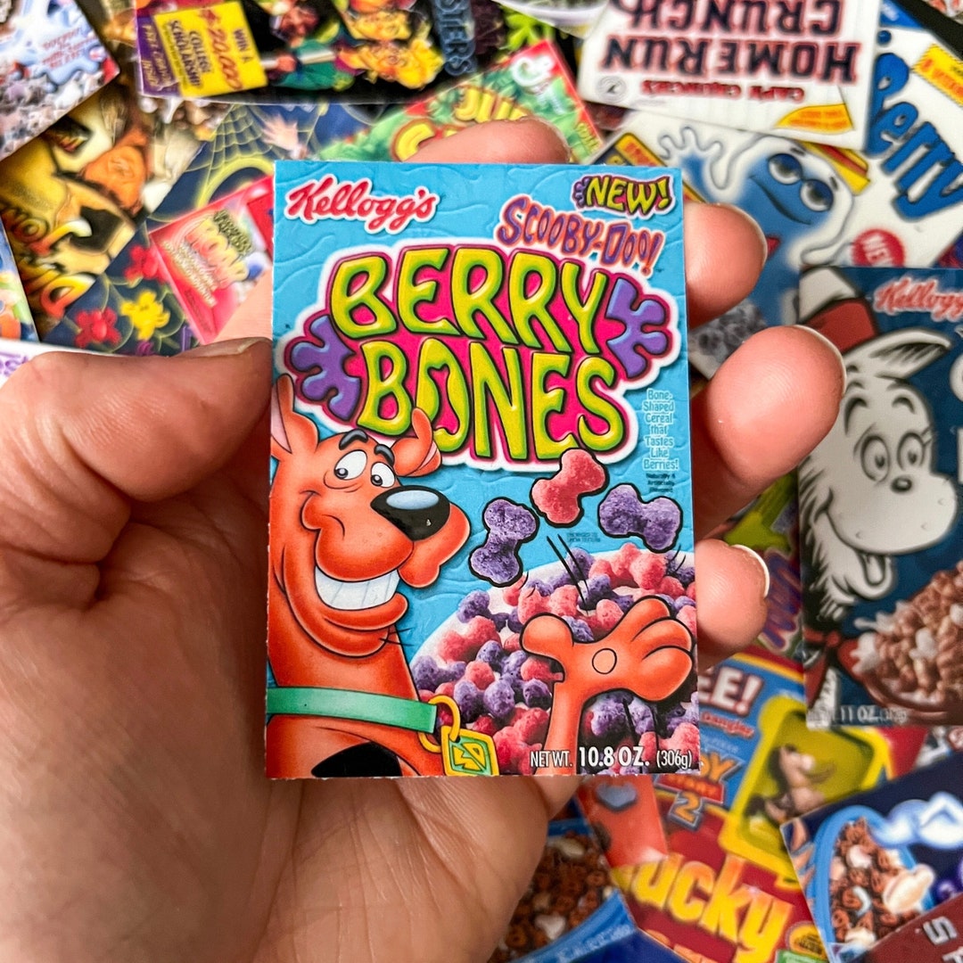 Berry Bones Sticker, Scooby Doo Sticker, 2000s Cereal Sticker, Nostalgia Sticker, Retro Sticker ...