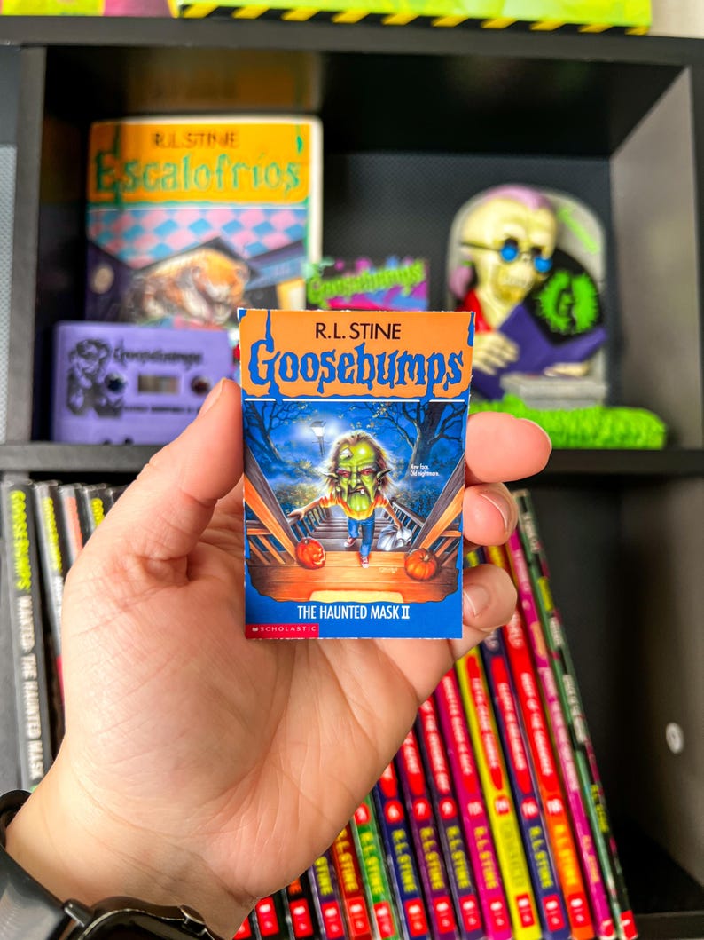 Goosebumps Stickers, 90s Kids Horror, Halloween Sticker, Book Sticker ...