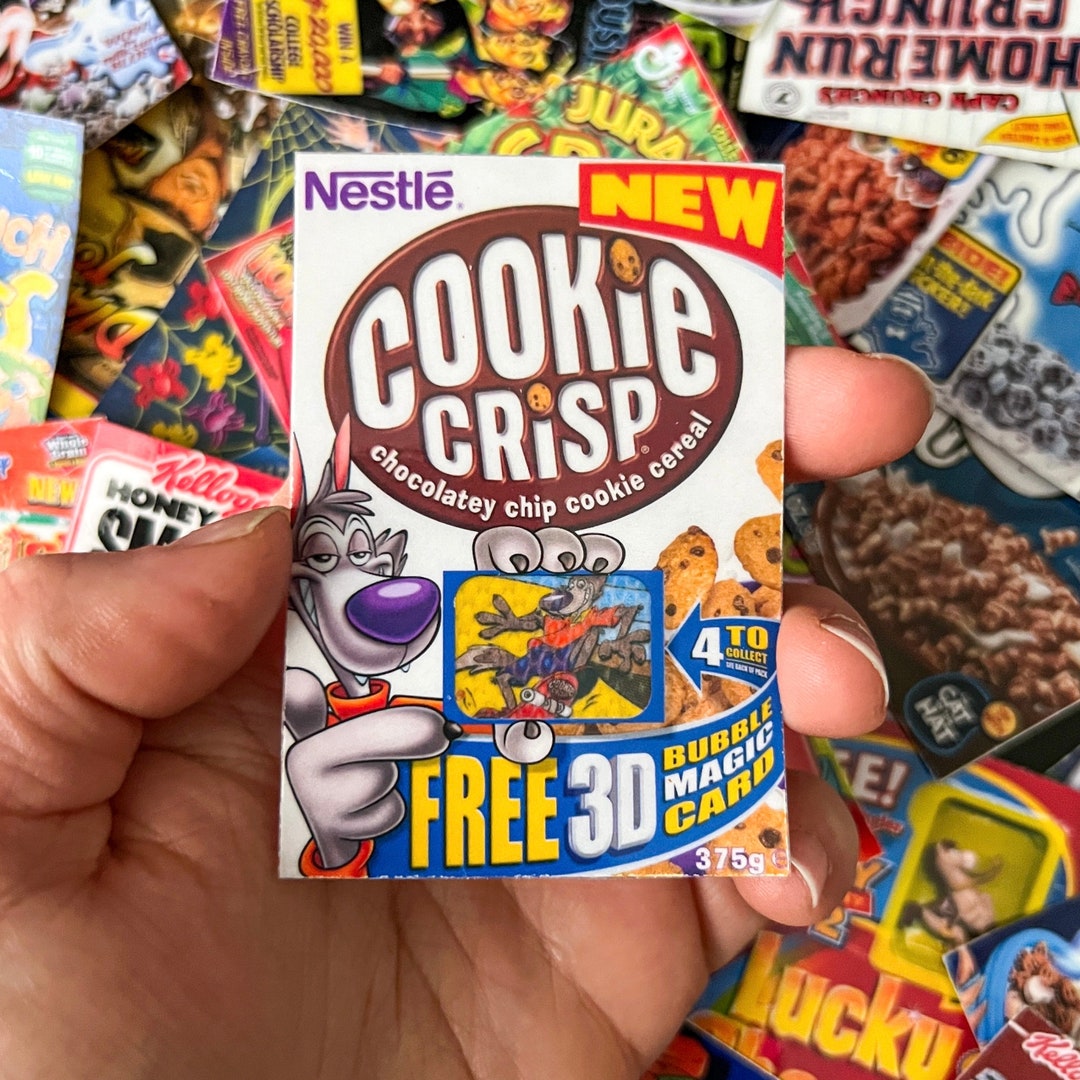 Cookie Crisp Sticker, 2000s Cereal Sticker, Nostalgia Sticker, Retro ...