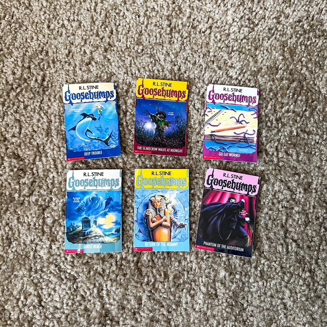 Goosebumps Stickers, 90s Kids Horror, Halloween Sticker, Book Sticker ...