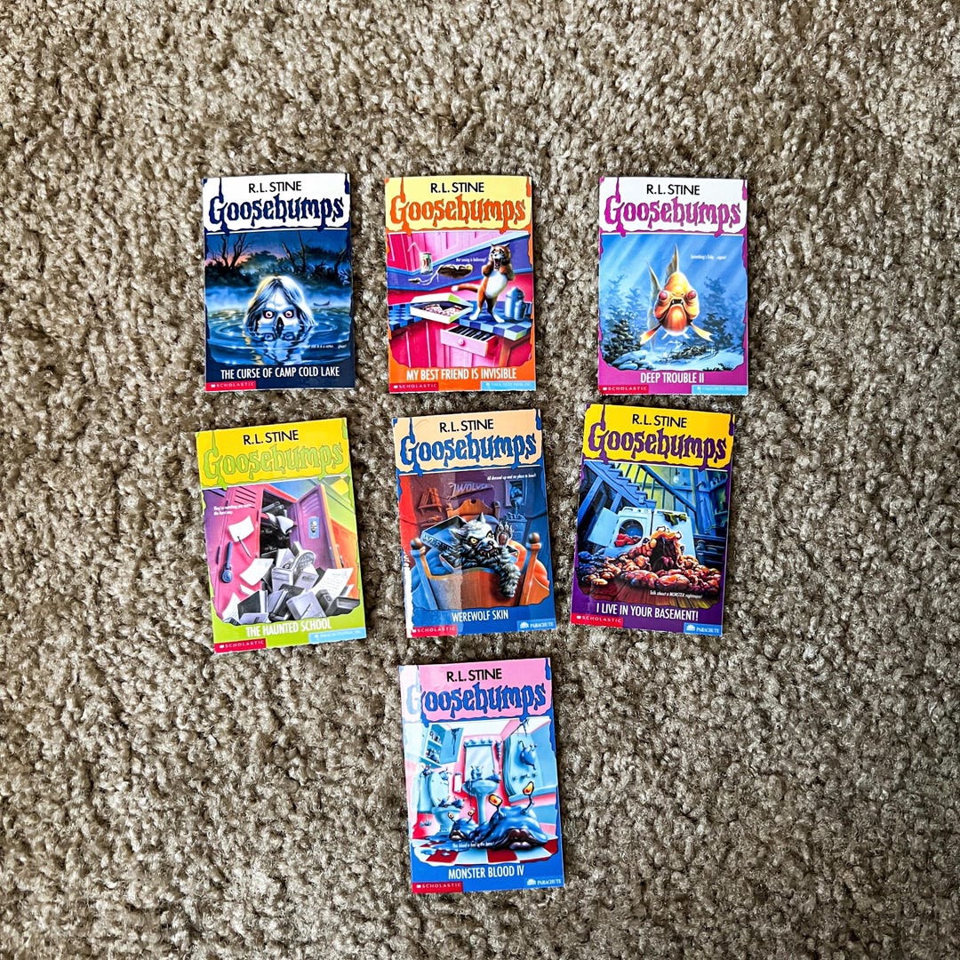 Goosebumps Stickers, 90s Kids Horror, Halloween Sticker, Book Sticker ...