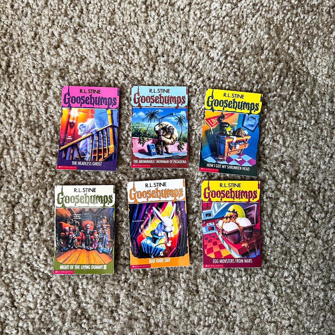 Goosebumps Stickers, 90s Kids Horror, Halloween Sticker, Book Sticker ...