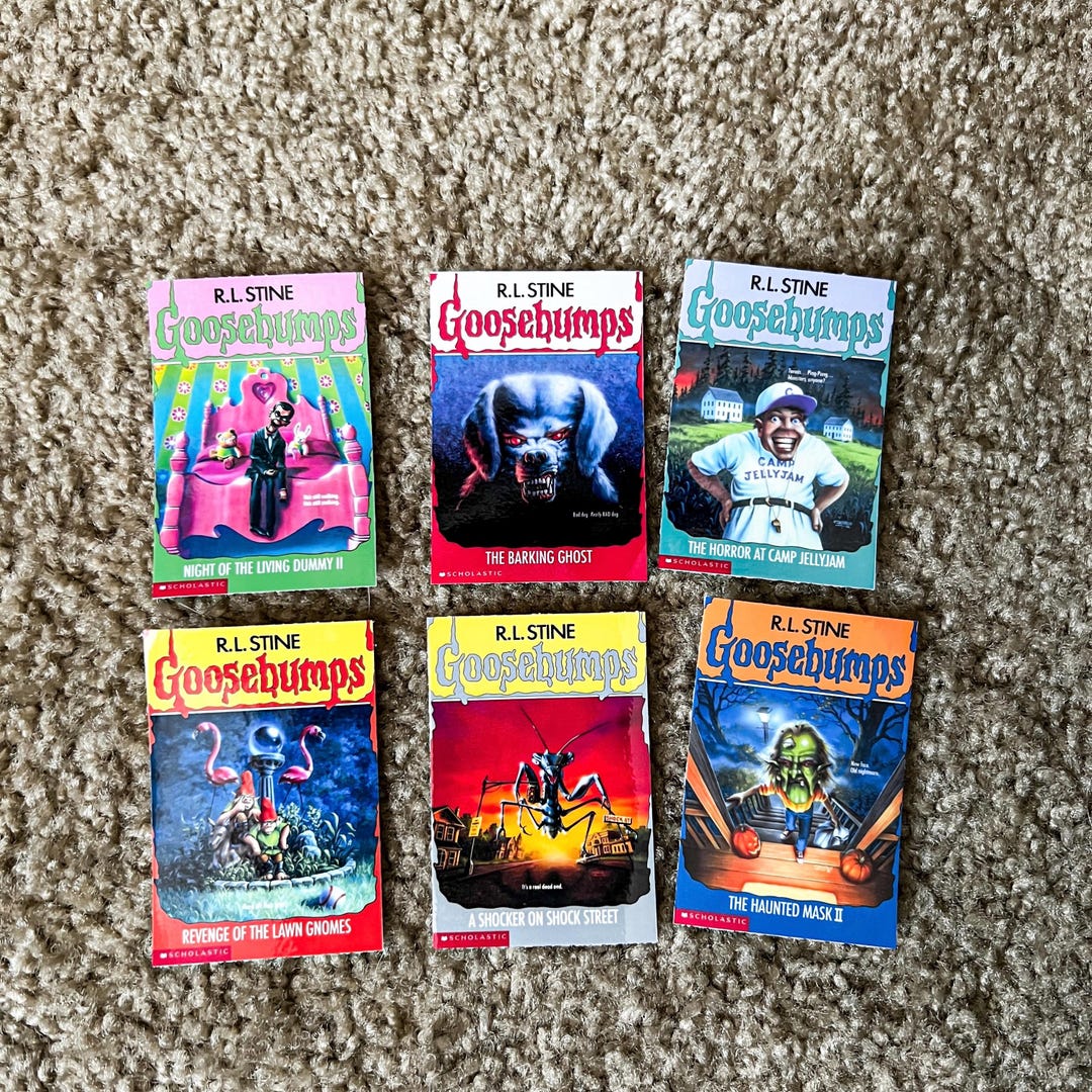 Goosebumps Stickers, 90s Kids Horror, Halloween Sticker, Book Sticker ...