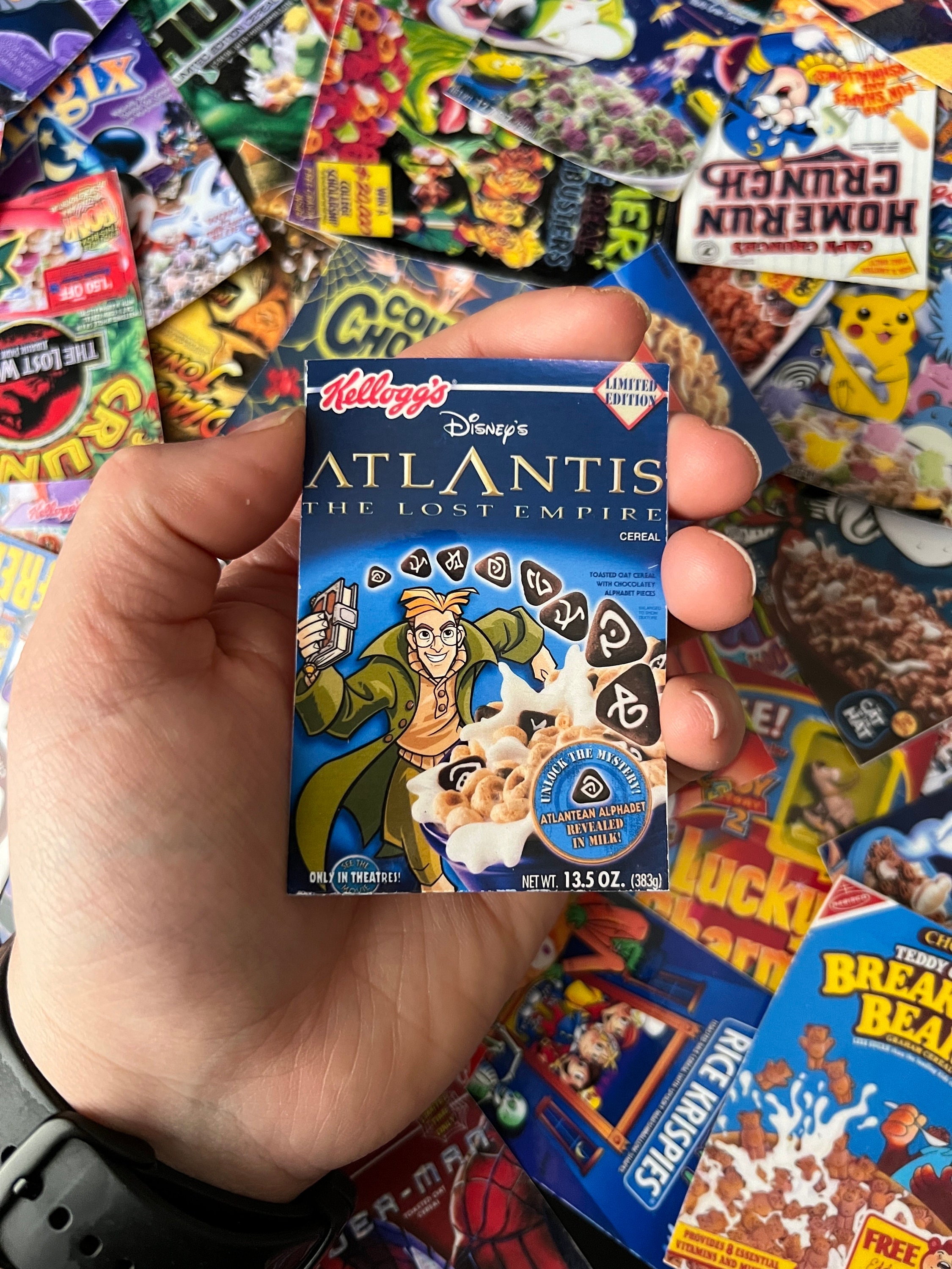 Atlantis the Lost Empire, 2000s Cereal Sticker, Nostalgia Sticker ...