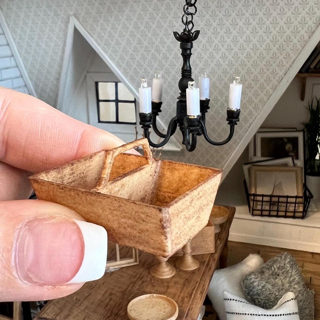 Wooden Pin Basket - Etsy