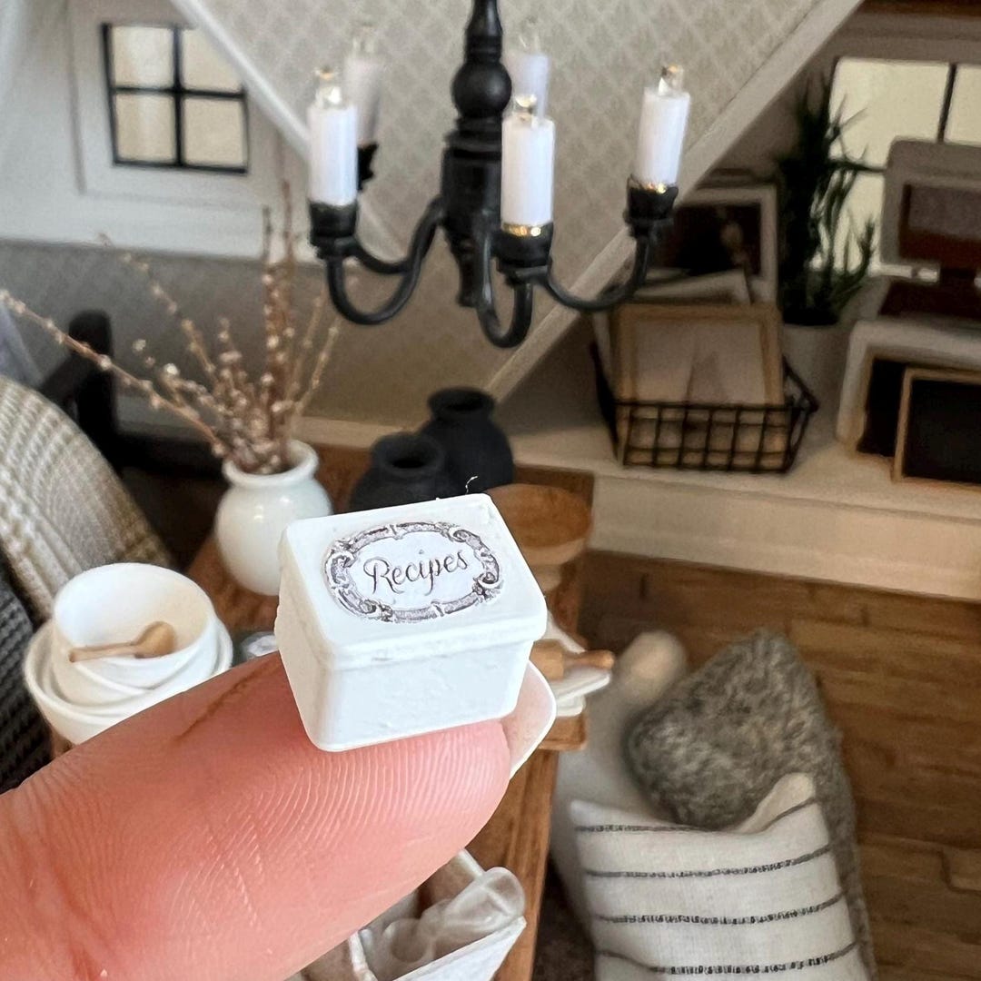 Baking Recipe Box White - Etsy