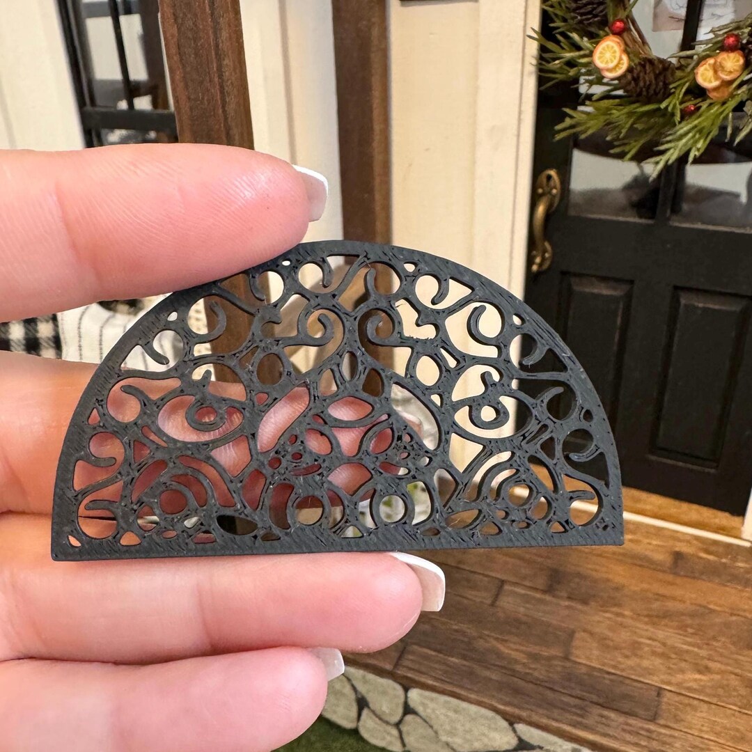 Mat - Half Round Scroll - Etsy