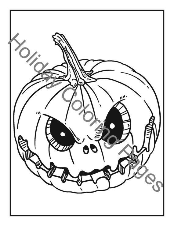Scary Jack O Lantern Coloring Pages [2025]