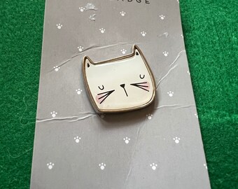 Cat Pin Badge | Etsy