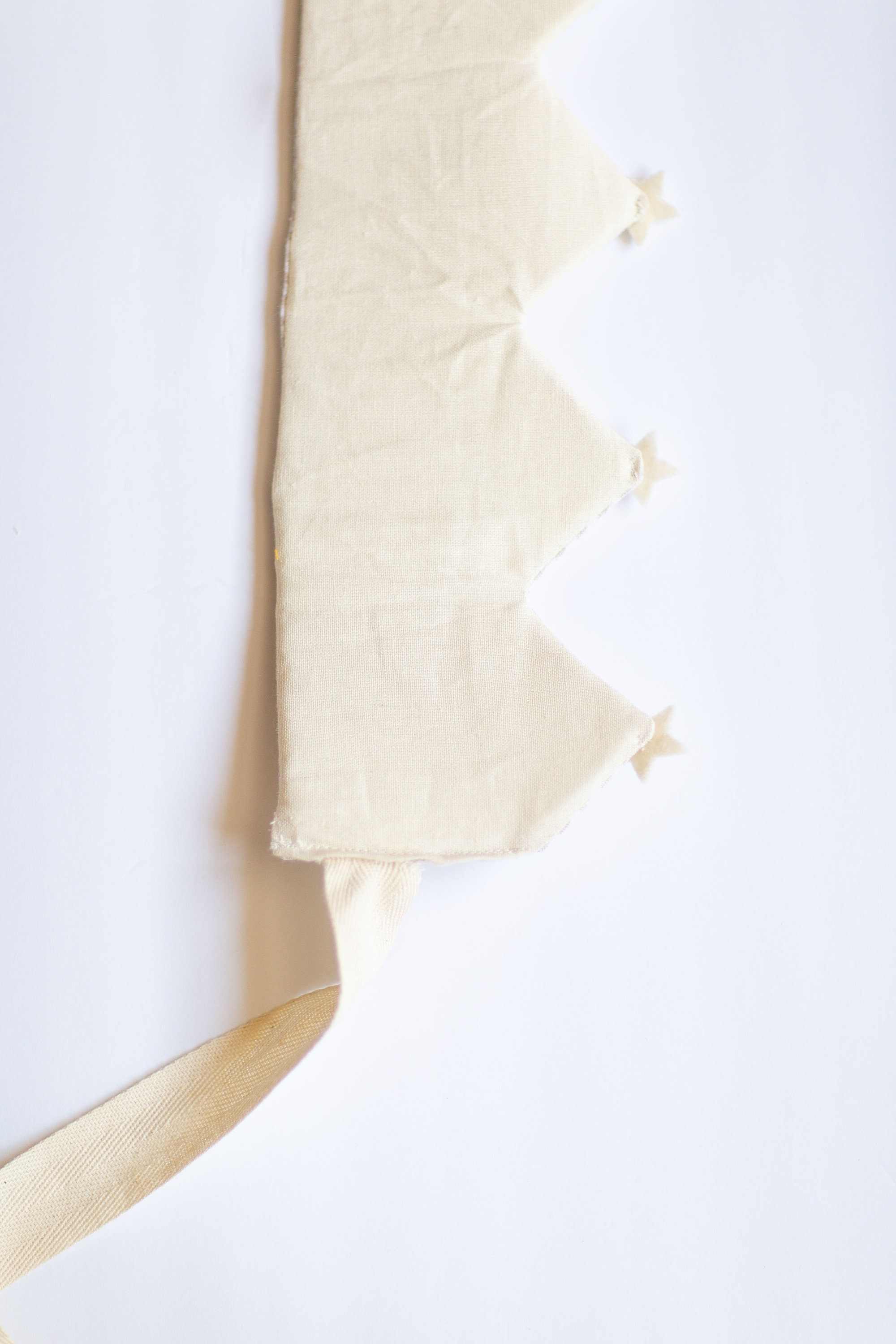 Neutral Crown Custom Crown Linen Crown Fabric Crown | Etsy