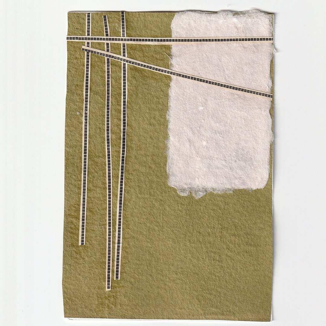 Modern Abstract Collage Art Print Minimalist Decor - Etsy