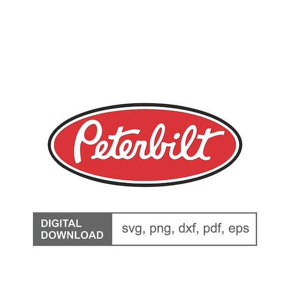 Peterbilt Logo Clipart Vector Svg File for Cutting With Cricut - Etsy
