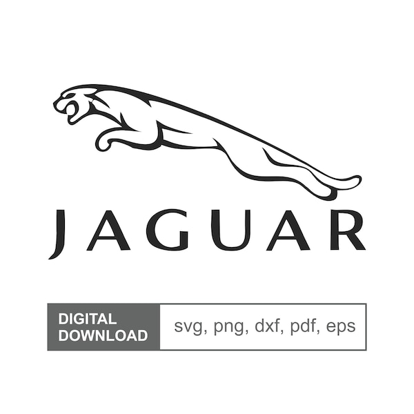 Jaguar Svg - Etsy