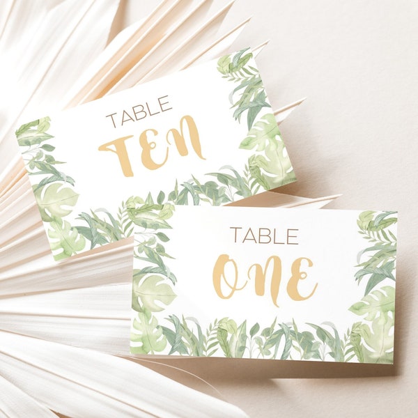Table Number Tent - Etsy
