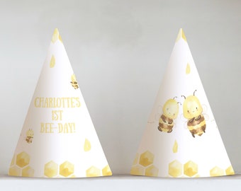 Bee Paper Crown Animal Paper Hat for Kids Instant Download - Etsy
