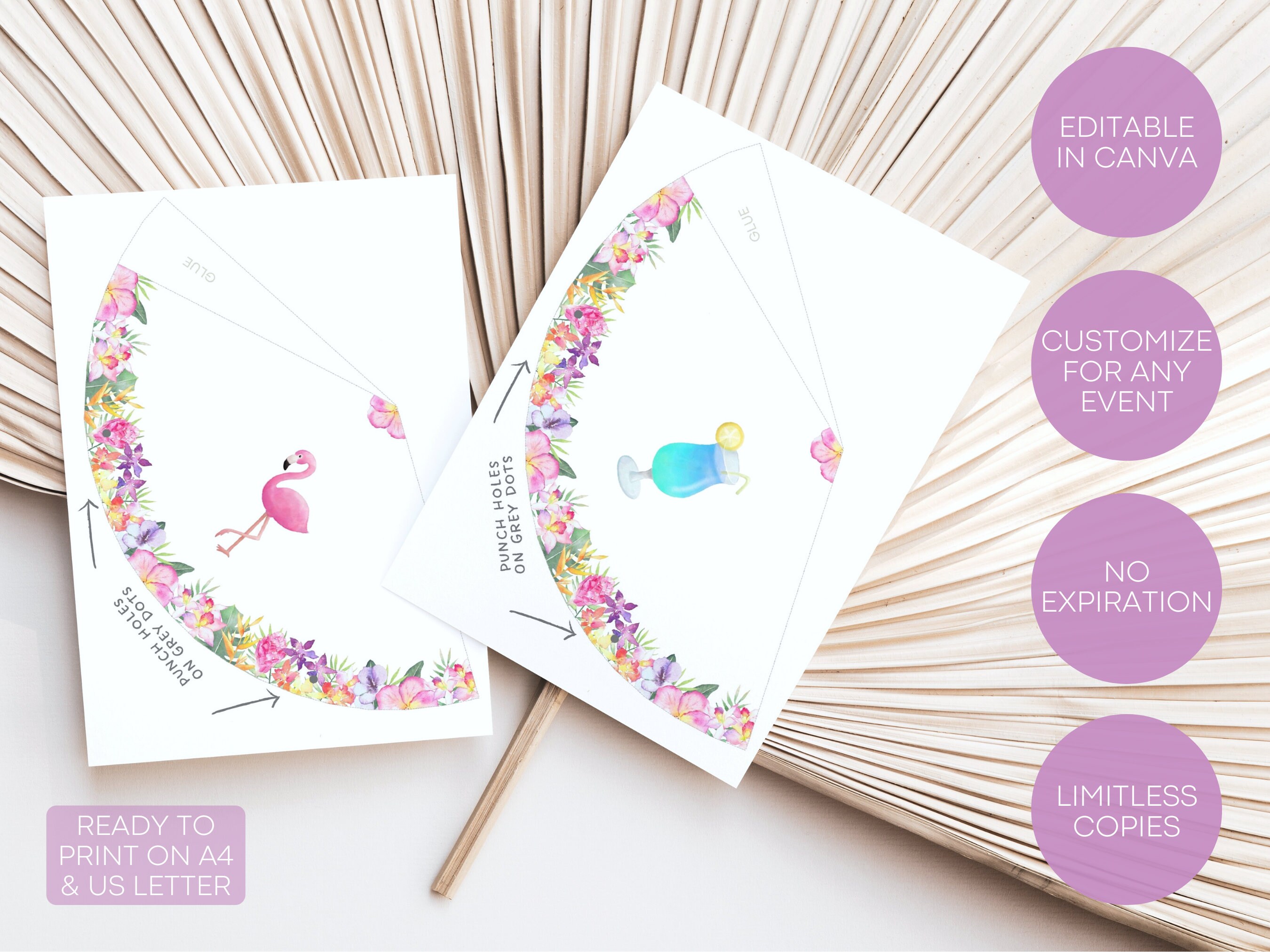 Editable Luau Party Hats, Hawaiian Birthday Party Hat, Party Hat ...