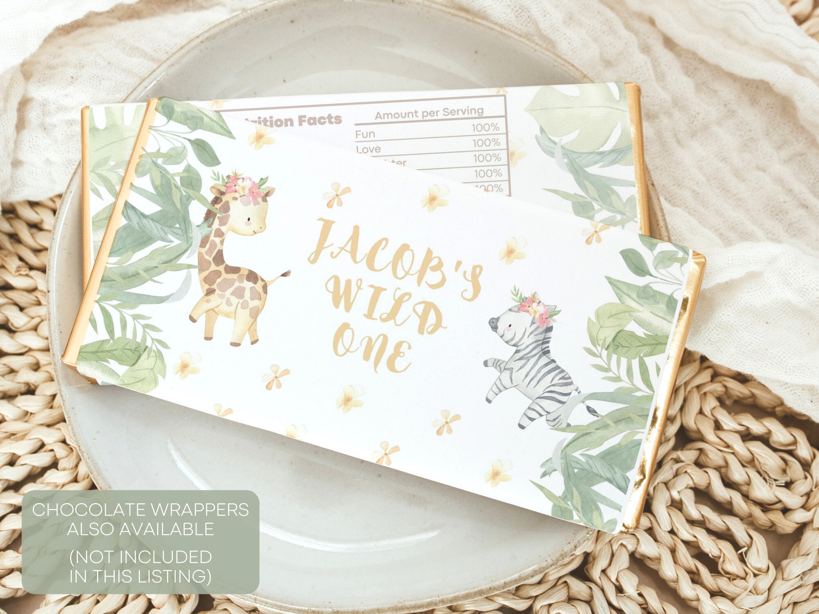 Editable Safari Food Labels, Food Label Template, Party Food Signs ...