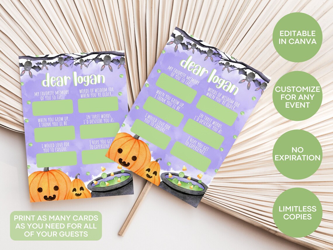 Editable Halloween Time Capsule Sign Spooky One Time Capsule - Etsy