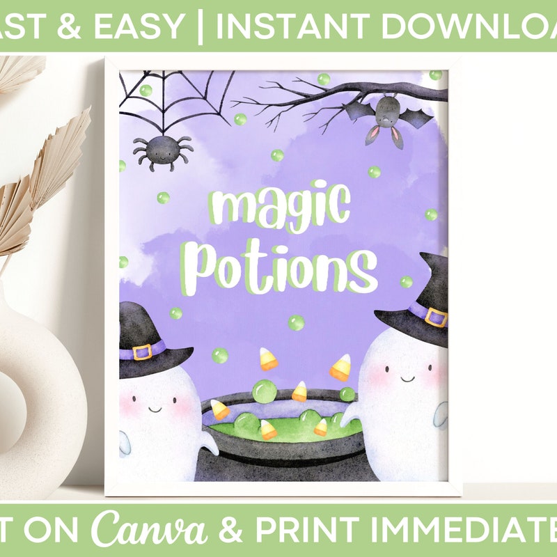 Magic Potion Sign - Etsy